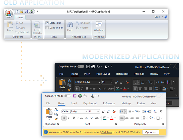 BCGSoft: professional GUI controls for MFC/.NET/WinForms