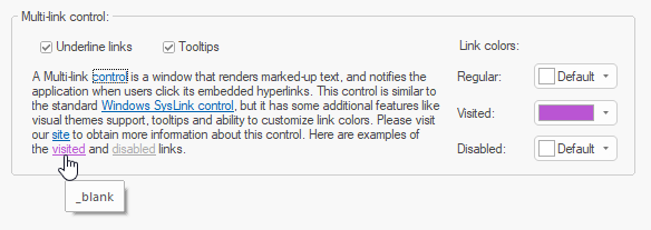 Feature Tour: Multi-link control