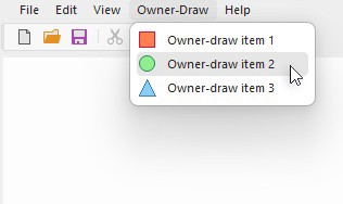 Feature Tour: Owner-draw Menu Images