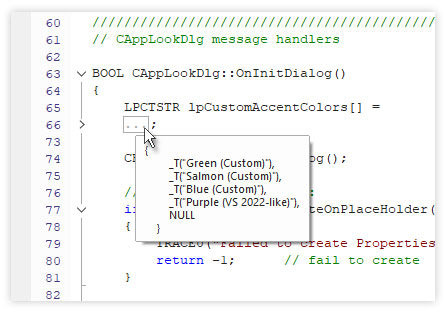 Feature Tour: Context-sensitive Tooltips